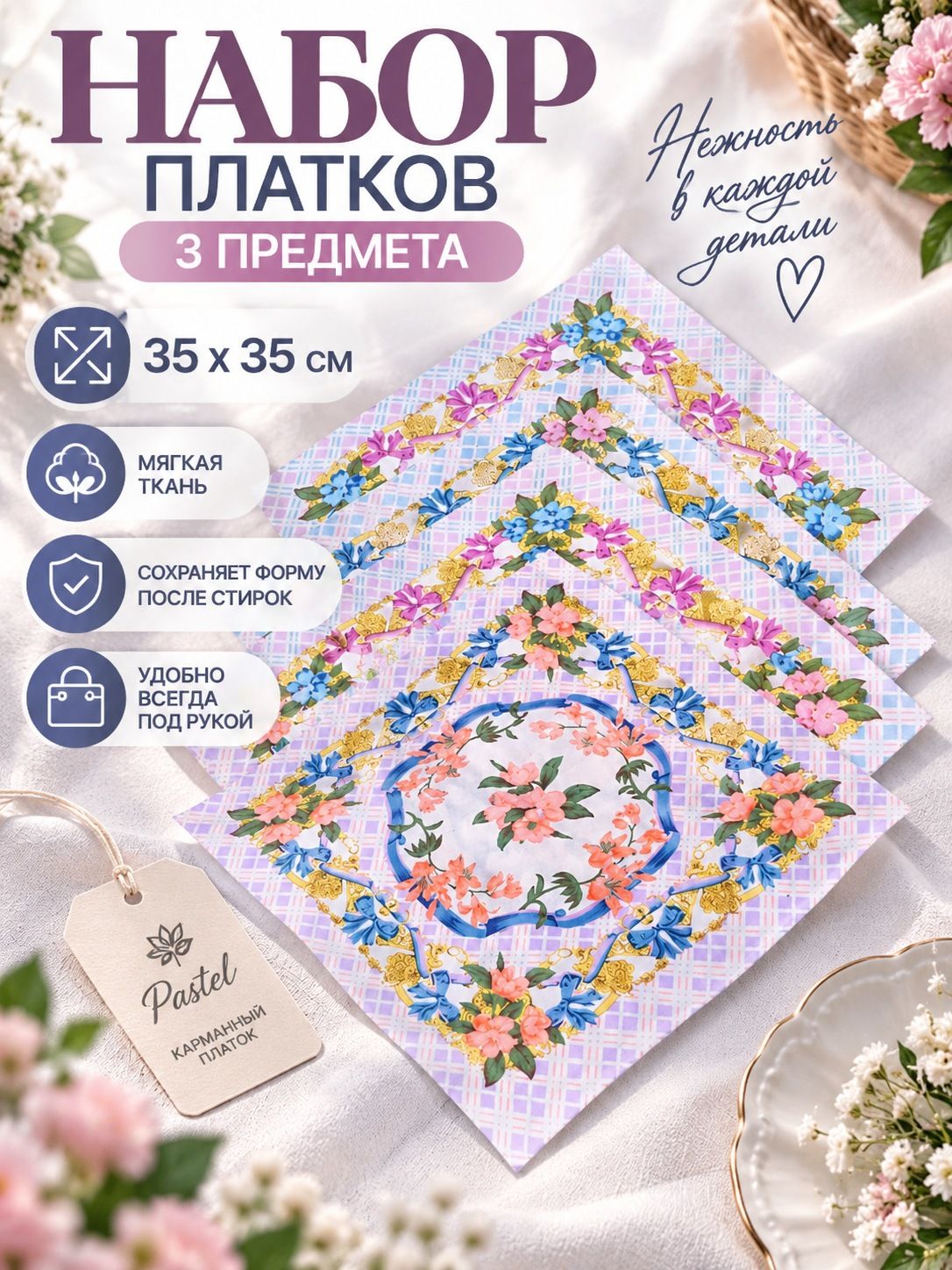 Носовой платок Pastel