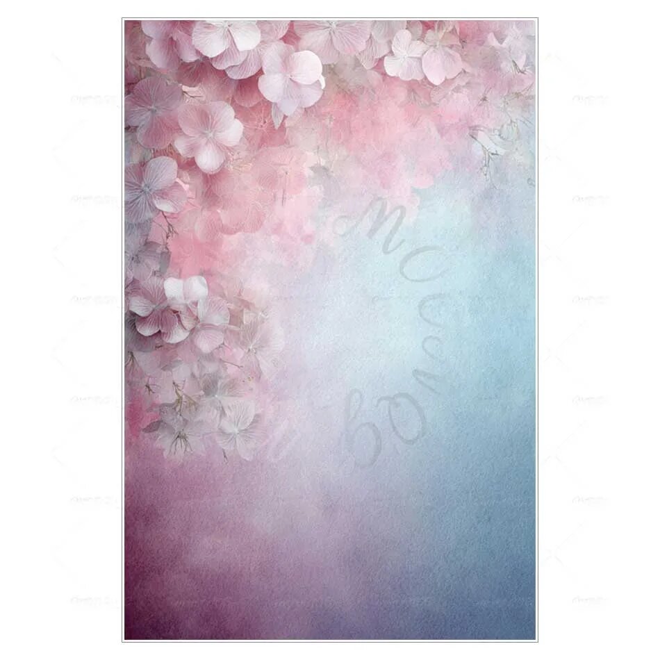 MOON.QG винтажный цветочный фон для фотосессии Розовый, 100x150cm, CSJB01932MD