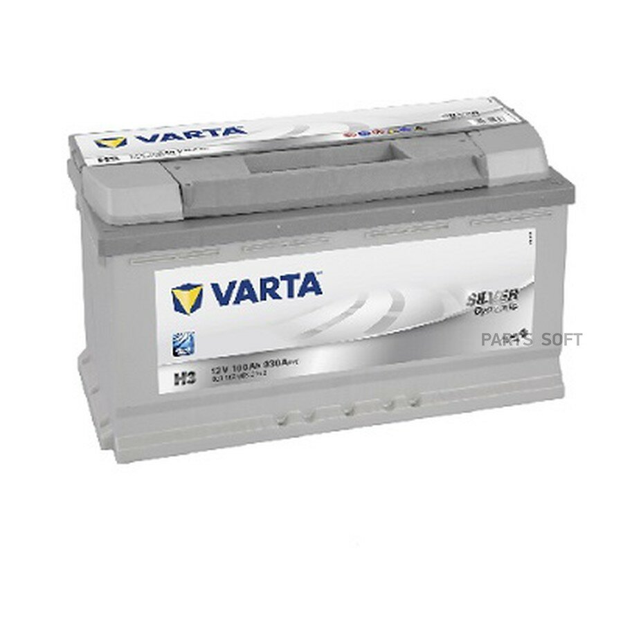 Аккумуляторная батарея Silver Dynamic [12V 100Ah 830A B13] от официального дистрибьютора, VARTA, артикул 600402083