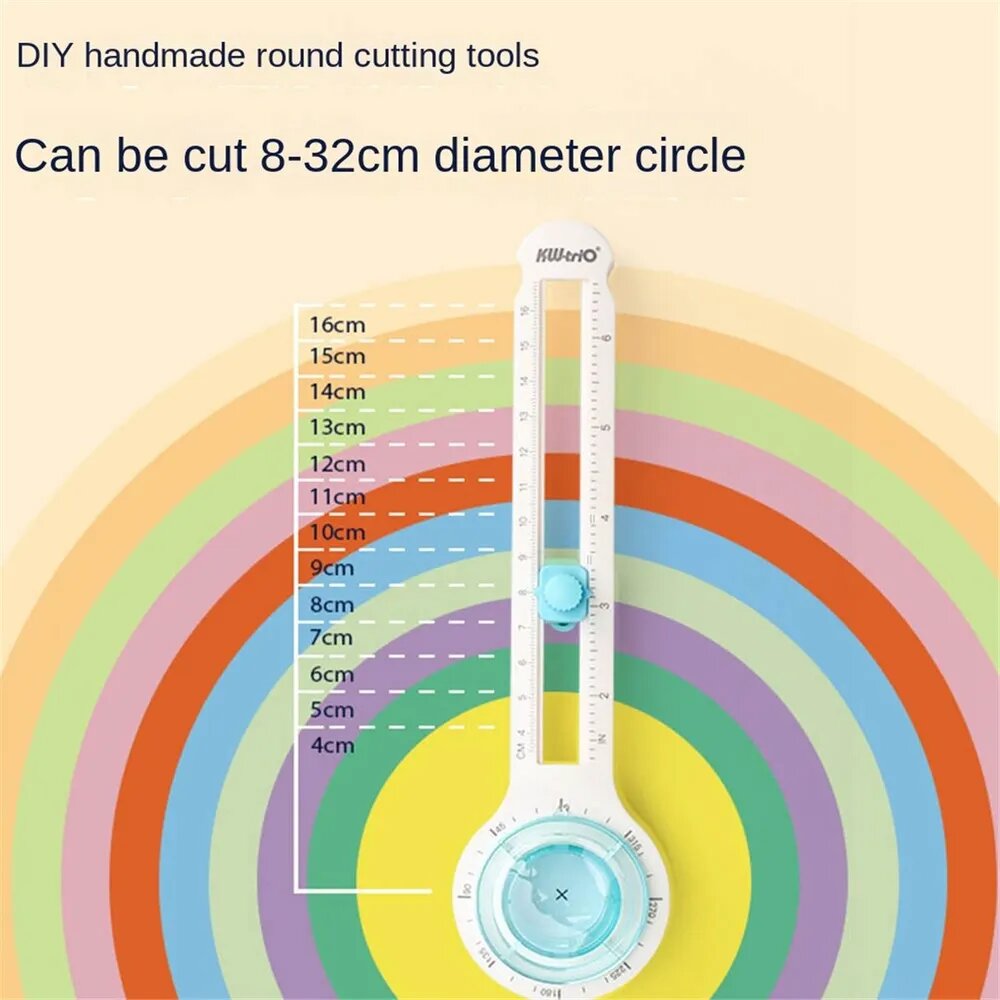 Круглый нож для резки DIY циркуль круговой резак 360 регулируемый