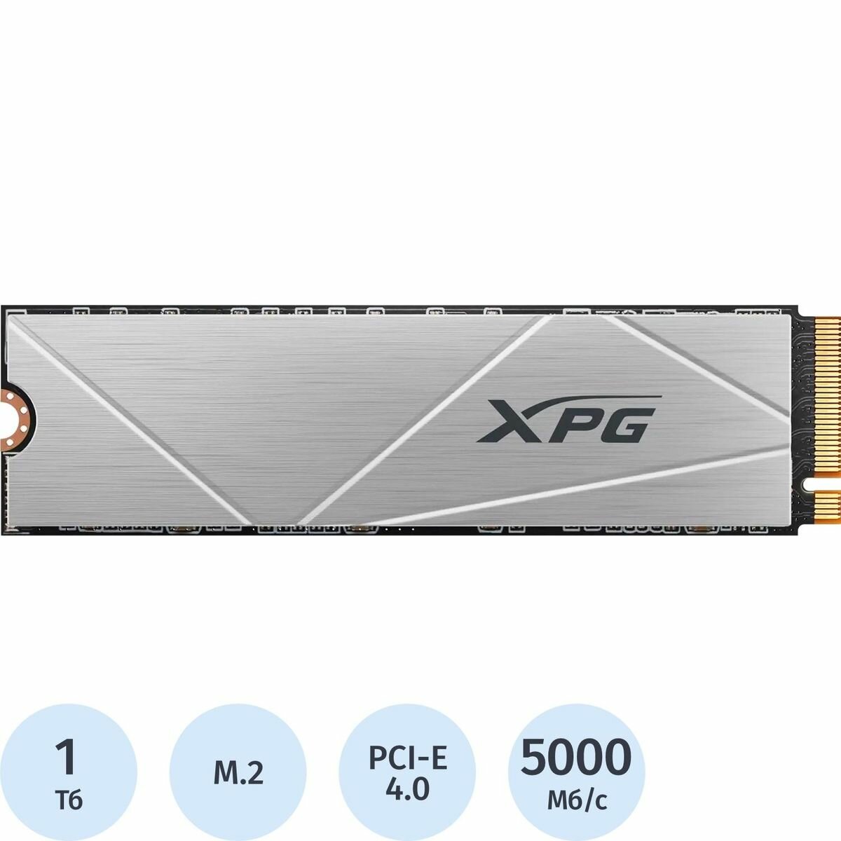 SSD накопитель ADATA PCIe 4.0 x4 1TB AGAMMIXS60-1T-CS Gammix S60 XPG (2478308)