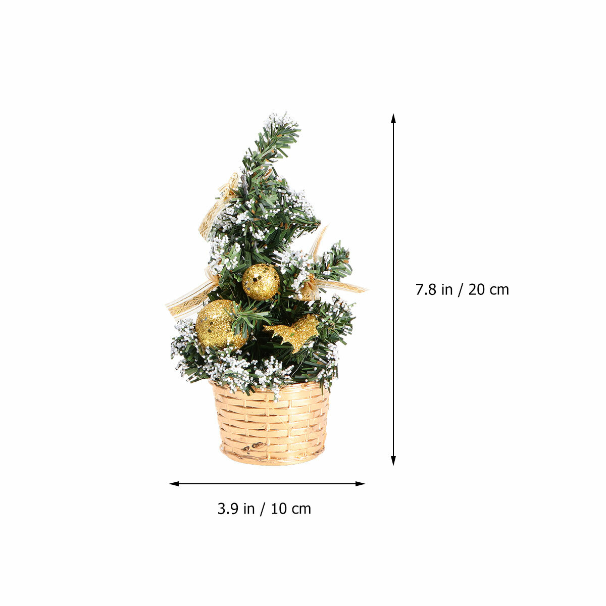 2 Штуки Искусственная Ёлка Для Декора Стола В Christmas Size 20cm Multi Color