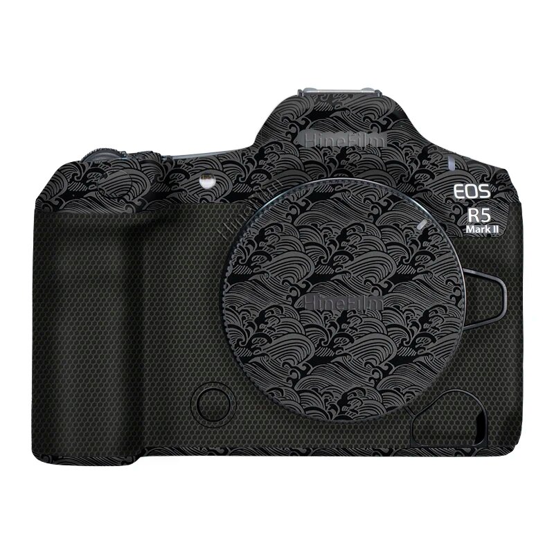 Кожа HineFilm для Canon EOS R5 Mark II Black Wave