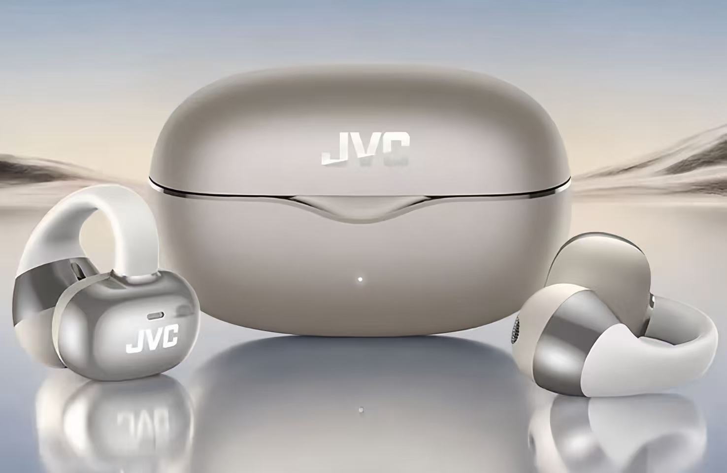 Беспроводные наушники JVC HJ-E28A с Bluetooth и шумоподавлением, белый