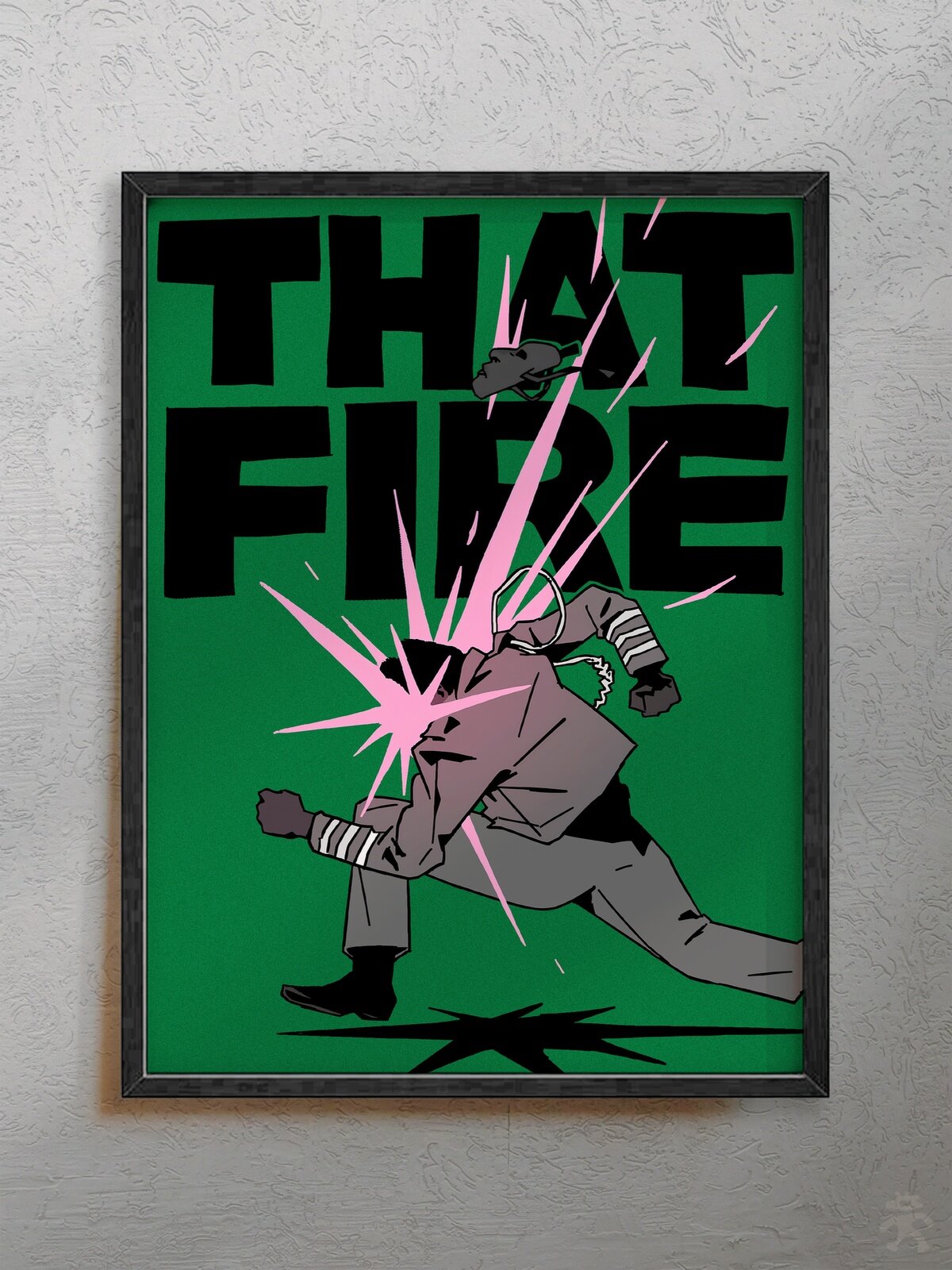 Интерьерный постер "Tyler, the Creator - That Fire" в стиле pinterest, 30x40 см