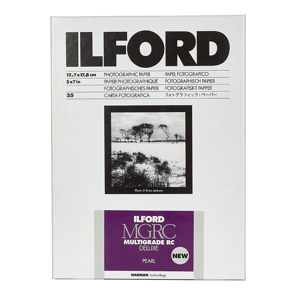 Фотобумага Ilford Multigrade RC Deluxe перламутровая, 12.7x17.8см, 25 л
