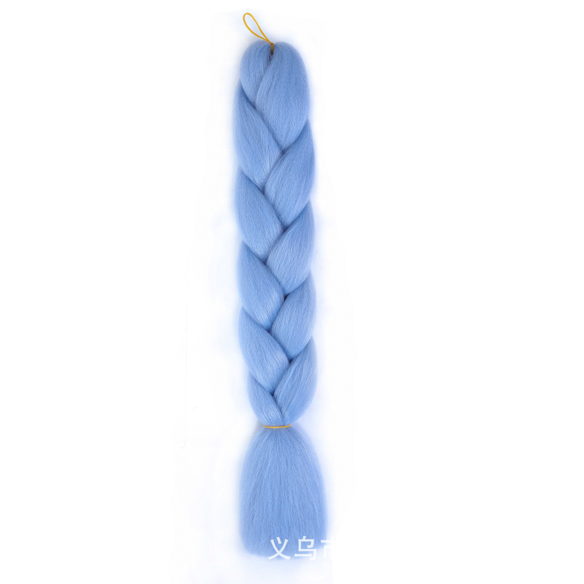 Синтетические накладки Jumbo Braid афро фальшивые локоны косы цветные Светло-голубой A33