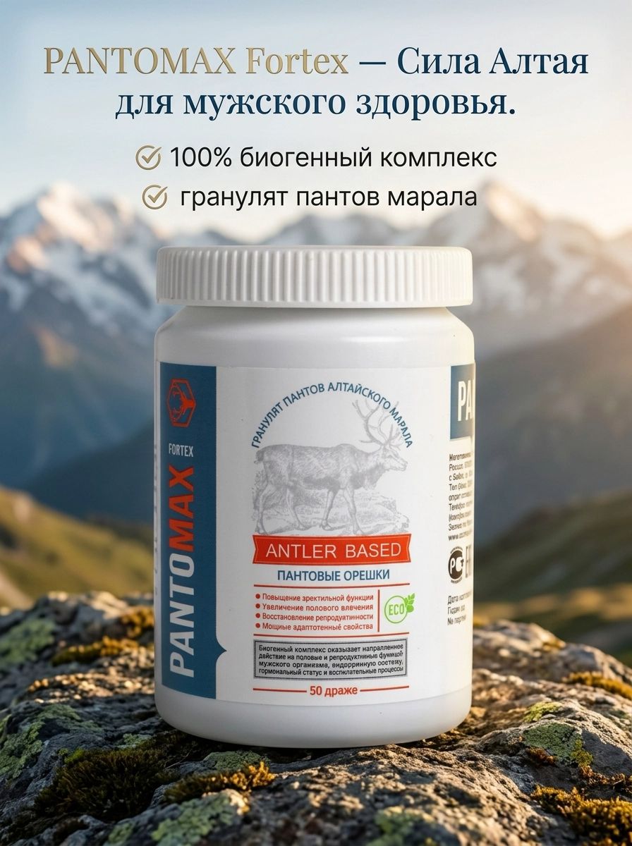 Пантомакс для мужчин 50 драже