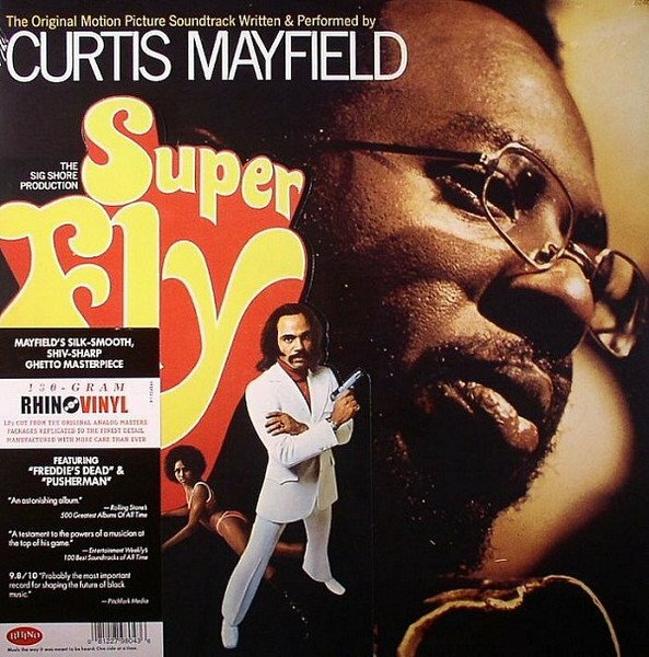 Виниловая пластинка Curtis Mayfield - Super Fly / 180 Gram, Die-Cut Jacket, 1LP, 2009 — фото 1