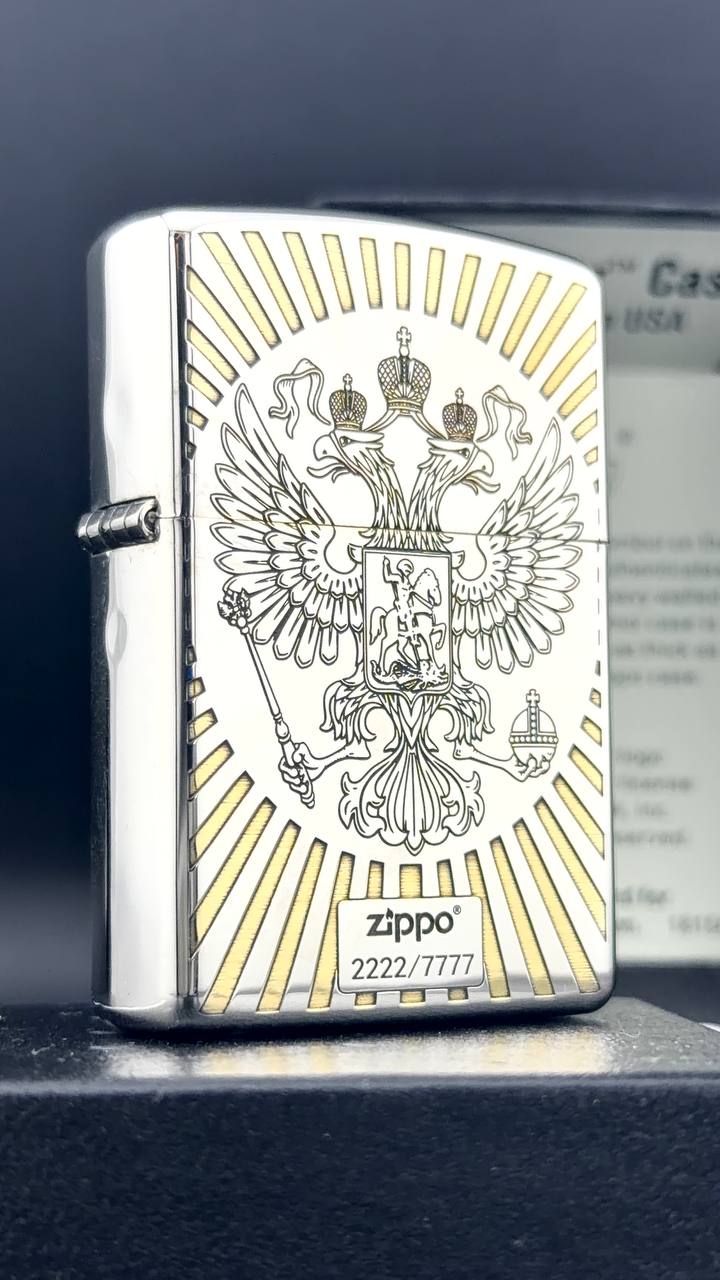 Бензиновая Зажигалка Zippo Герб России