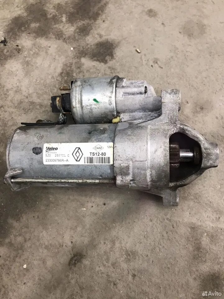 Стартер Renault logan 2, 233009786R, б/у