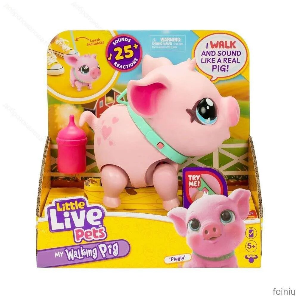 Moose Little Live Pets Мои гуляющие питомцы, Интерактивные плюшевые игрушки, с более чем 25 звуками и реакциями, Подходит для детей старше 5 лет
