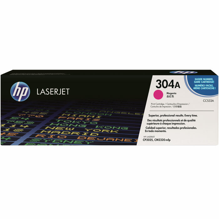 Картридж HP CC533A (304A) Пурпурный (magenta), 2800 стр.