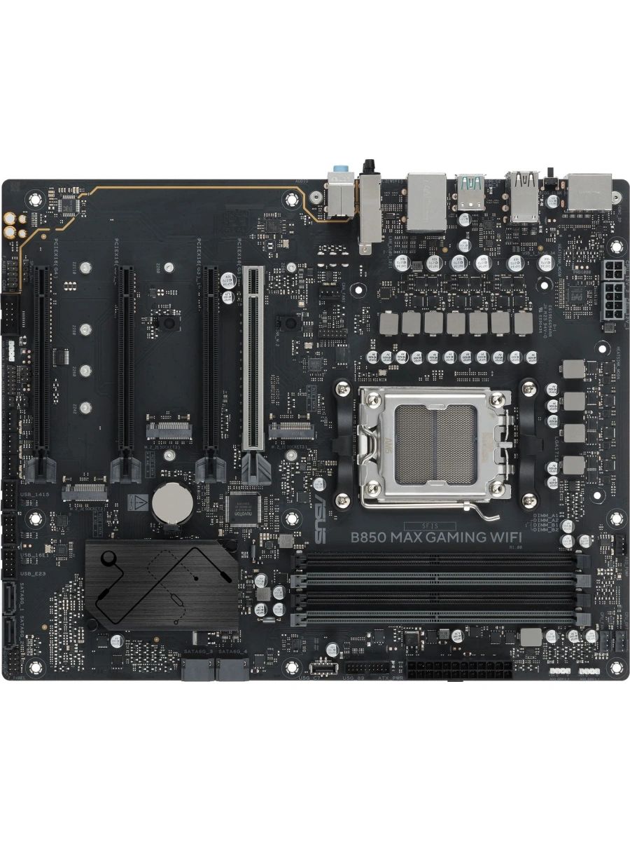 Материнская плата Asus B850 MAX GAMING WIFI Socket AM5 AMD B850 ATX AC`97 8ch(7.1) 2.5Gg RAID+HDMI+DP