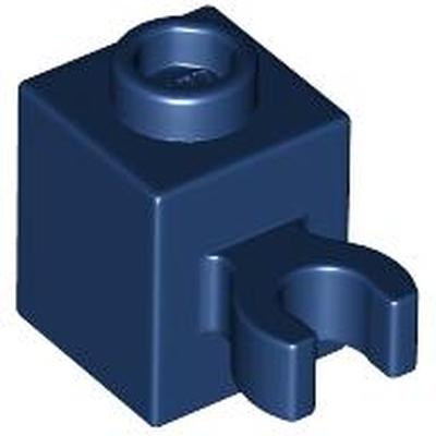 Деталь Lego 60475b Brick, Modified 1 x 1 with Open O Clip (Vertical Grip) - Hollow Stud