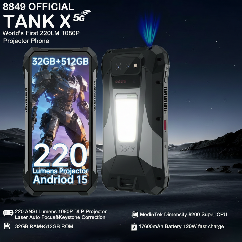 Смартфон unihertz 8849 Tank X, 16/512ГБ, global