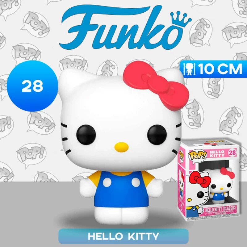 Hello Kitty Классическая серия Funko Pop Виниловая Коллекционная фигурка