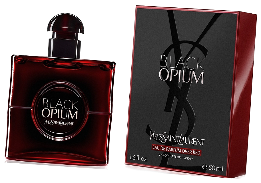 Black Opium Over Red - парфюмерная вода Ysl для женщин 50 мл / Ив Сен Лоран Блэк Опиум