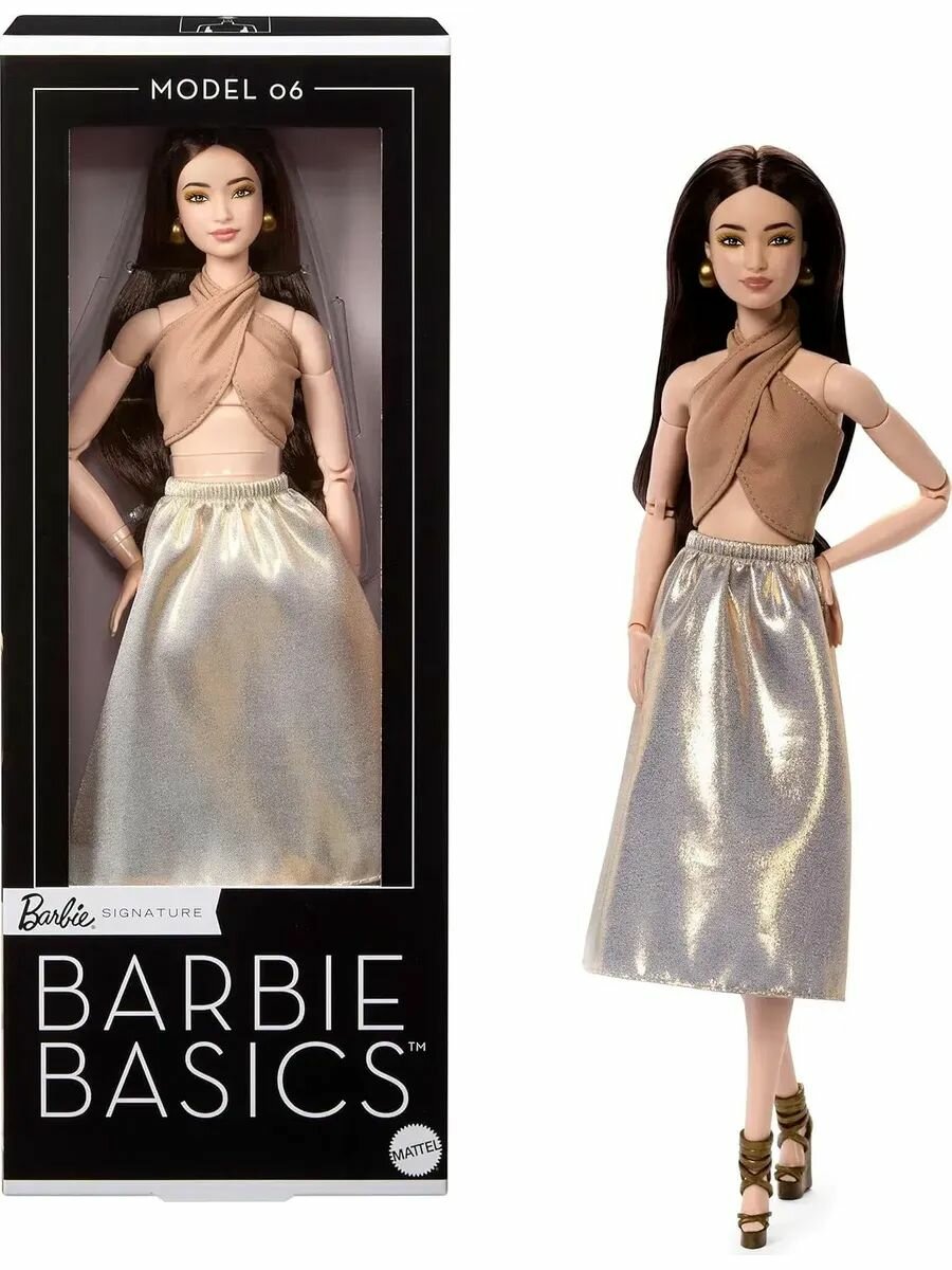 Кукла Барби Basics Model #06 Goddess 2026 JJX25