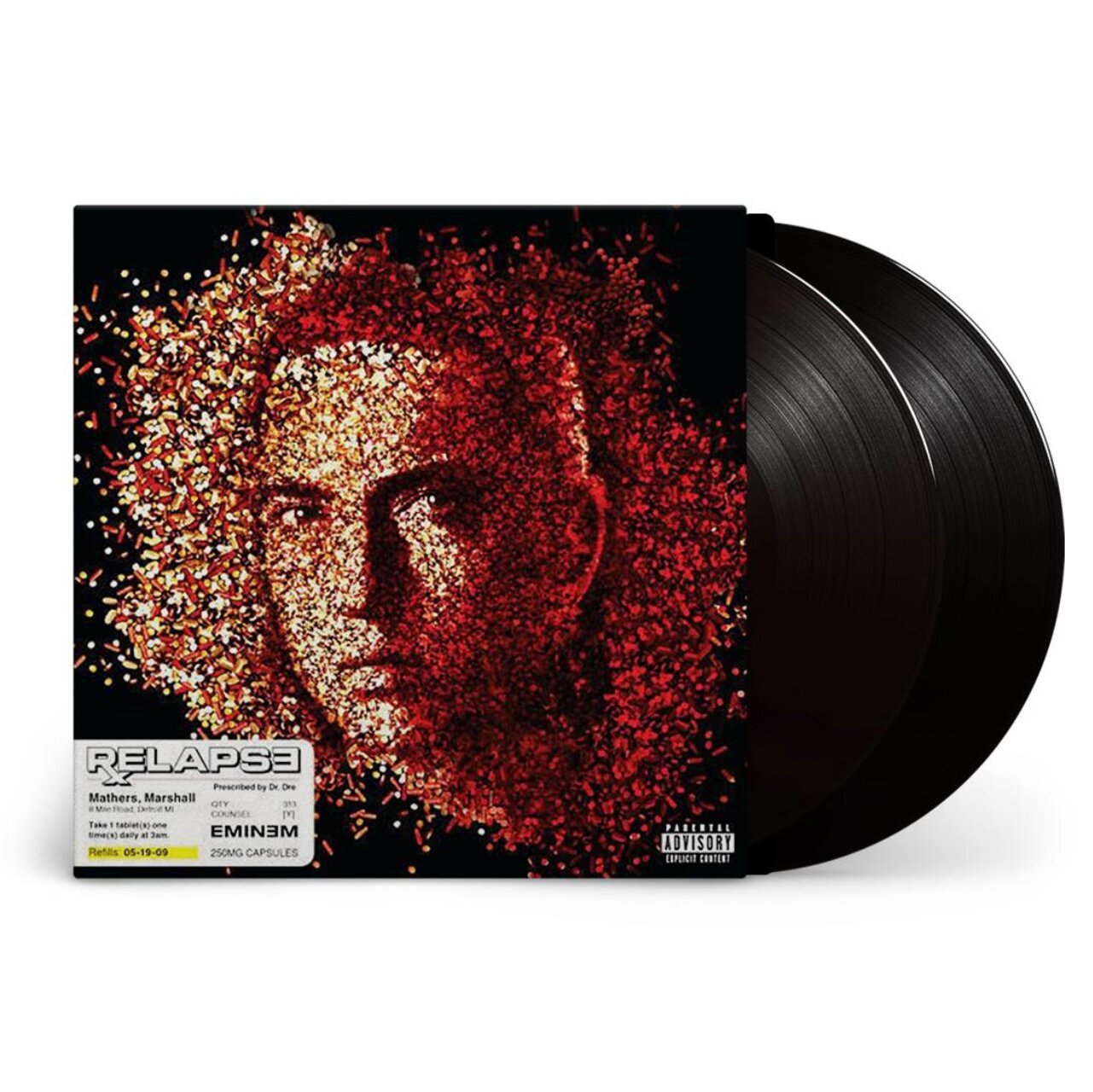 Виниловая пластинка Eminem Relapse 2LP, оригинальный студийный альбом