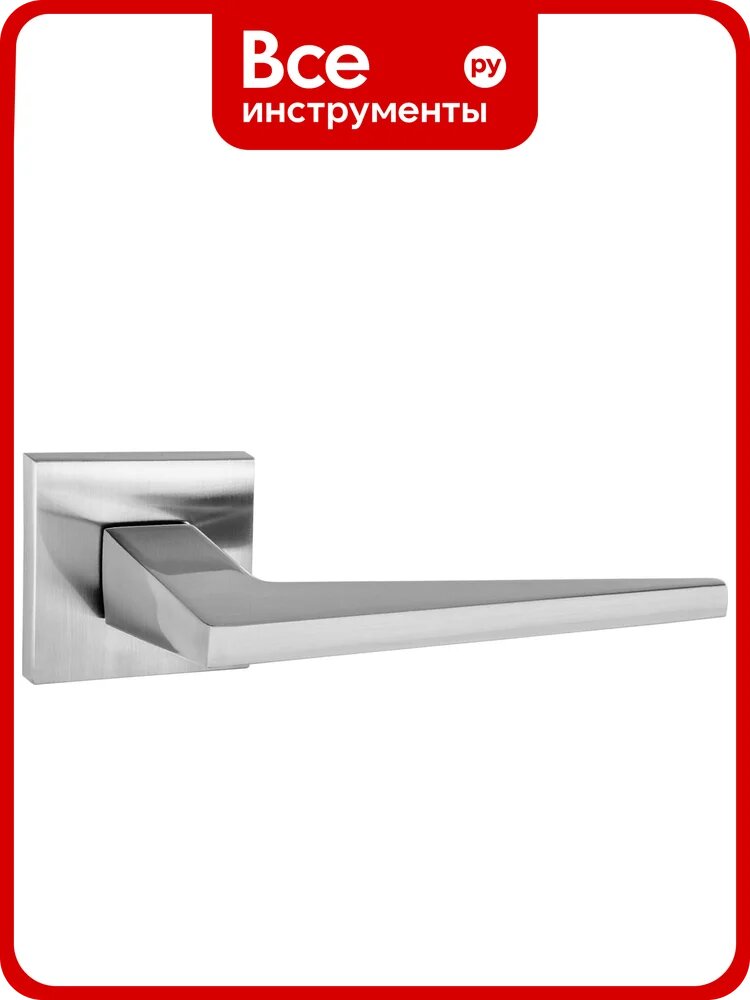 Дверная ручка Ренц Сорренто, никель матовый INDH 321-03 slim SN