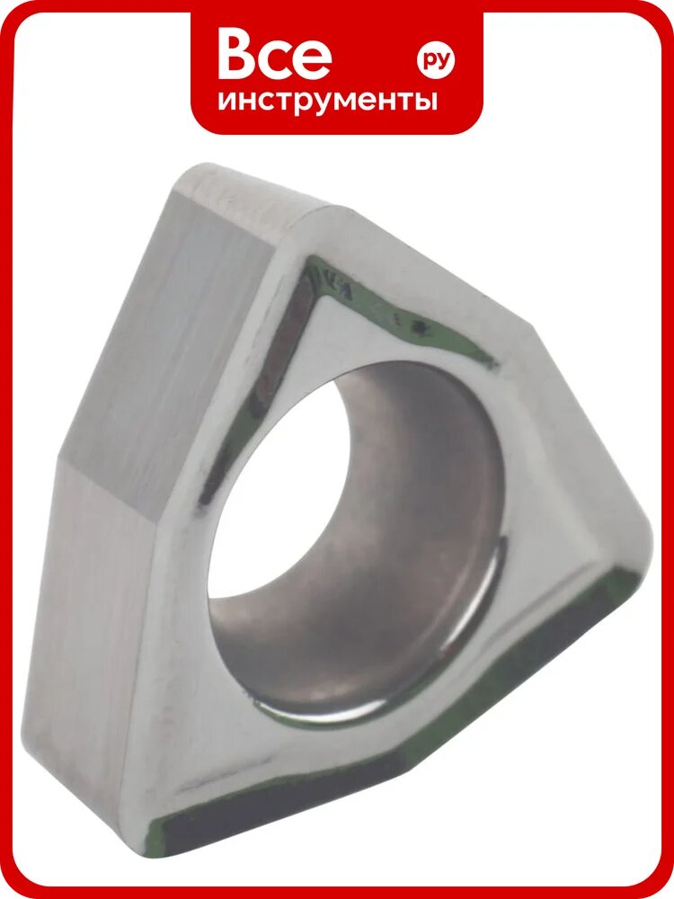 Пластина твердосплавная сверлильная WCGT040208-NF N10 Debever Machining Solutions WCGT040208NFN10