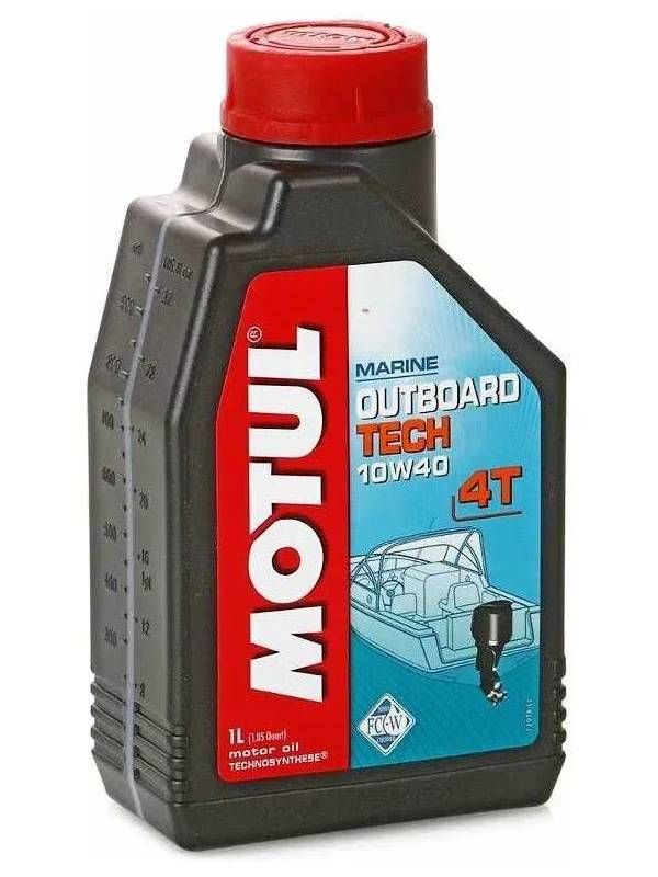 MOTUL OUTBOARD TECH FC-W 10W-40 Масло моторное, Синтетическое, 1 л