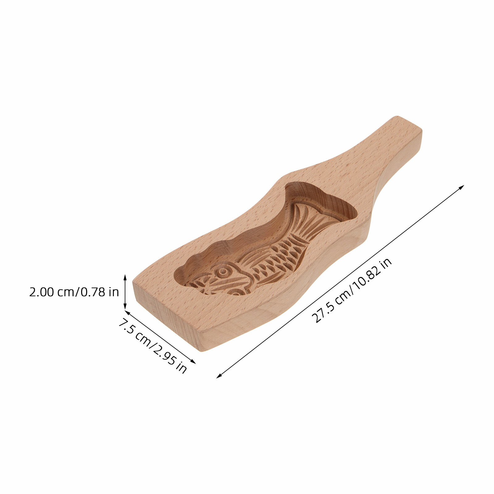 Форма Для ВыпеканияDIY В Forme Рыбы Из Дерева Для Тортов И Желе 27.50X7.50X2.00Cm