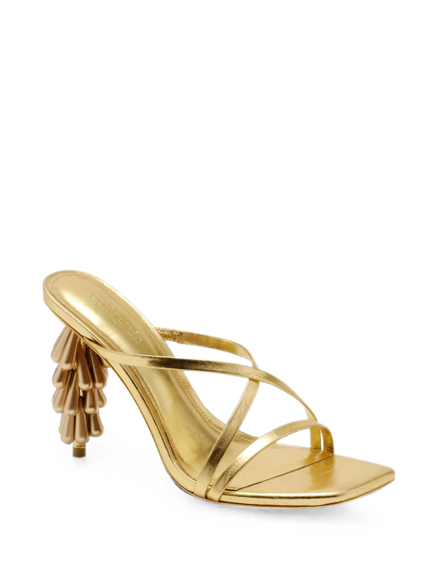 Босоножки Cult Gaia Sage sandals, размер 7.5, золотистый — фото 1