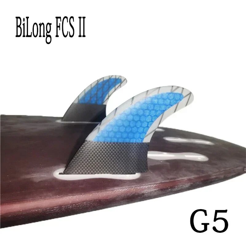BiLong FCS II электрические ласты из углеродного волокна 2 шт. G3 G5 G7 Синий, Blue G5