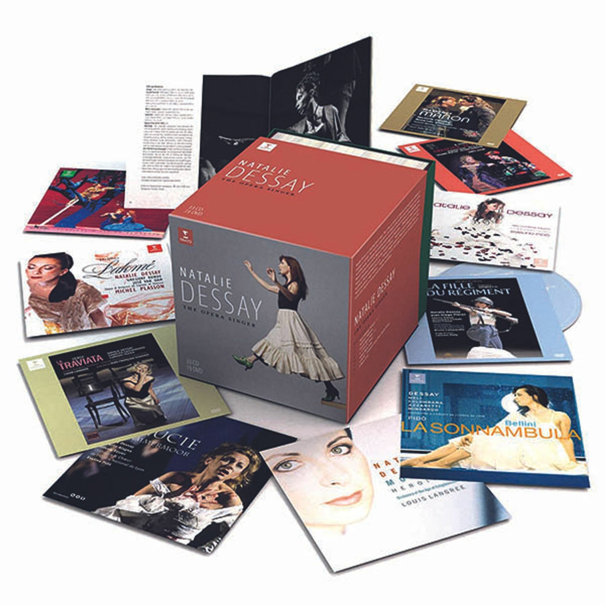 CD диск Natalie Dessay - The Opera Singer (Box) (33CD+19DVD) 2021, Papersleeves In Box