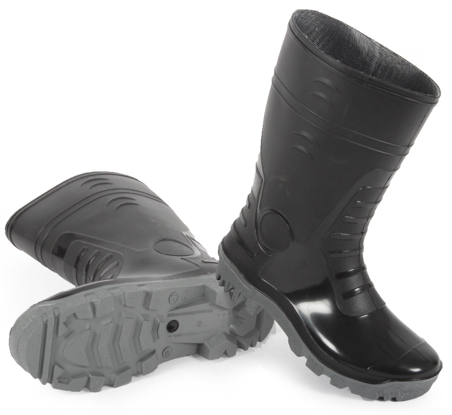 Факел Сапоги мужские ПВХ двухкомпонентные, черный, 41 87472875.002