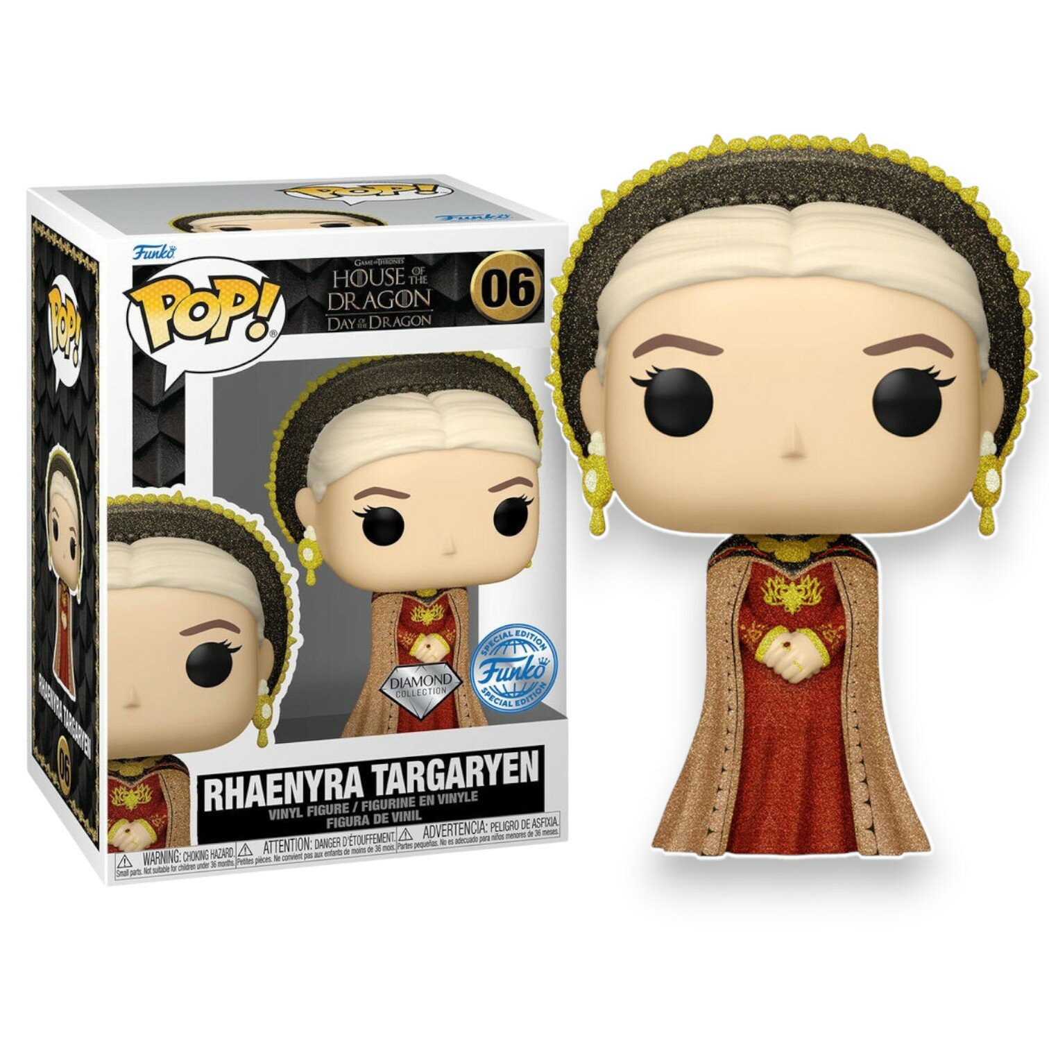 Фигурка Рейенира Таргариен "Rhaenyra Targaryen Diamond Exclusive" от Funko POP! 06