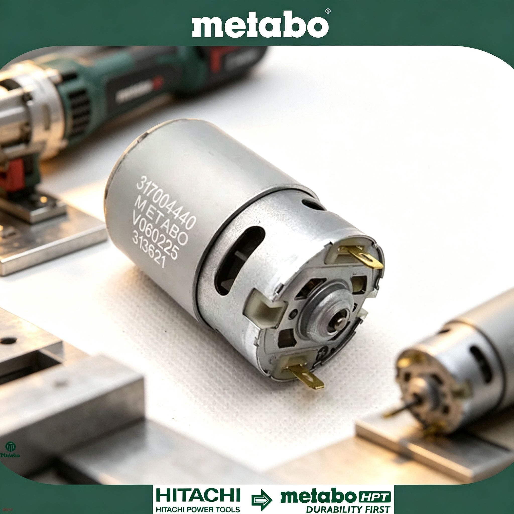 Мотор BS 14.4 Li 317004440 (317004710) для Metabo PowerMaxx BS 10.8V