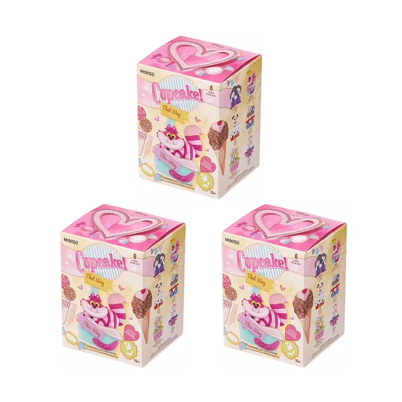Оригинальная коллекционная фигурка MINISO Disney Cupcake Series в закрытой упаковке: модная игрушка, украшение,