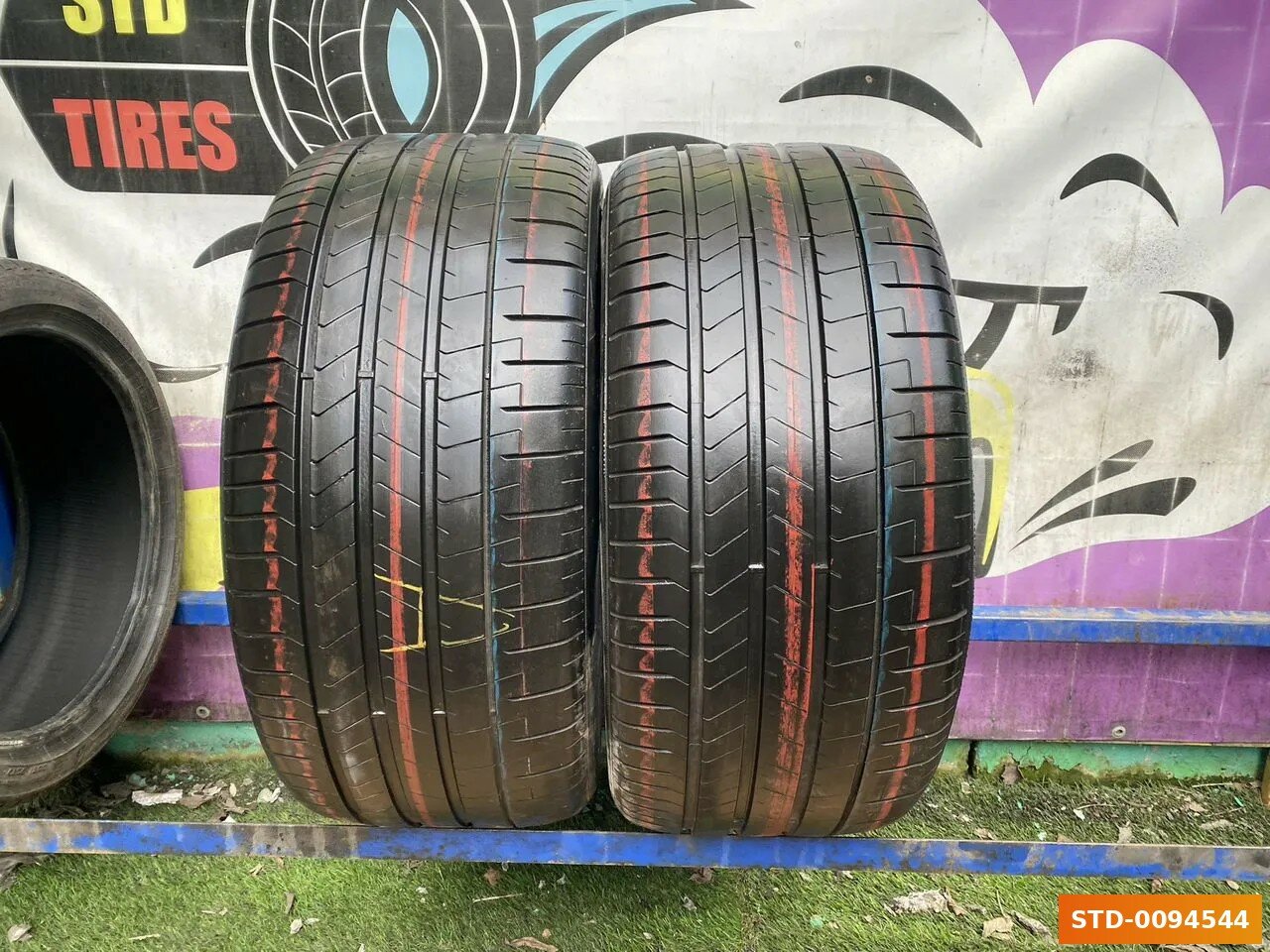 Комплект (2 шт) летних БУ шин Pirelli P Zero PZ4 295/35 R21 30% износ 8119579760