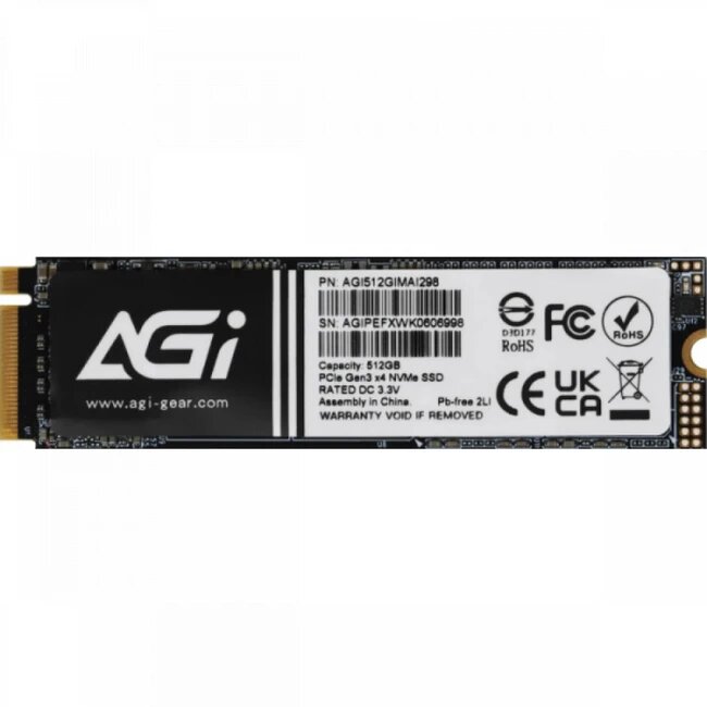 Накопитель SSD AGI512GIMAI298-CB