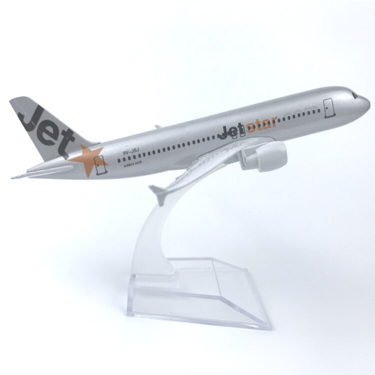16 см модель самолета Аирбас А320 авиакомпания Jetstar Коллекционная модель для любителей путешествий