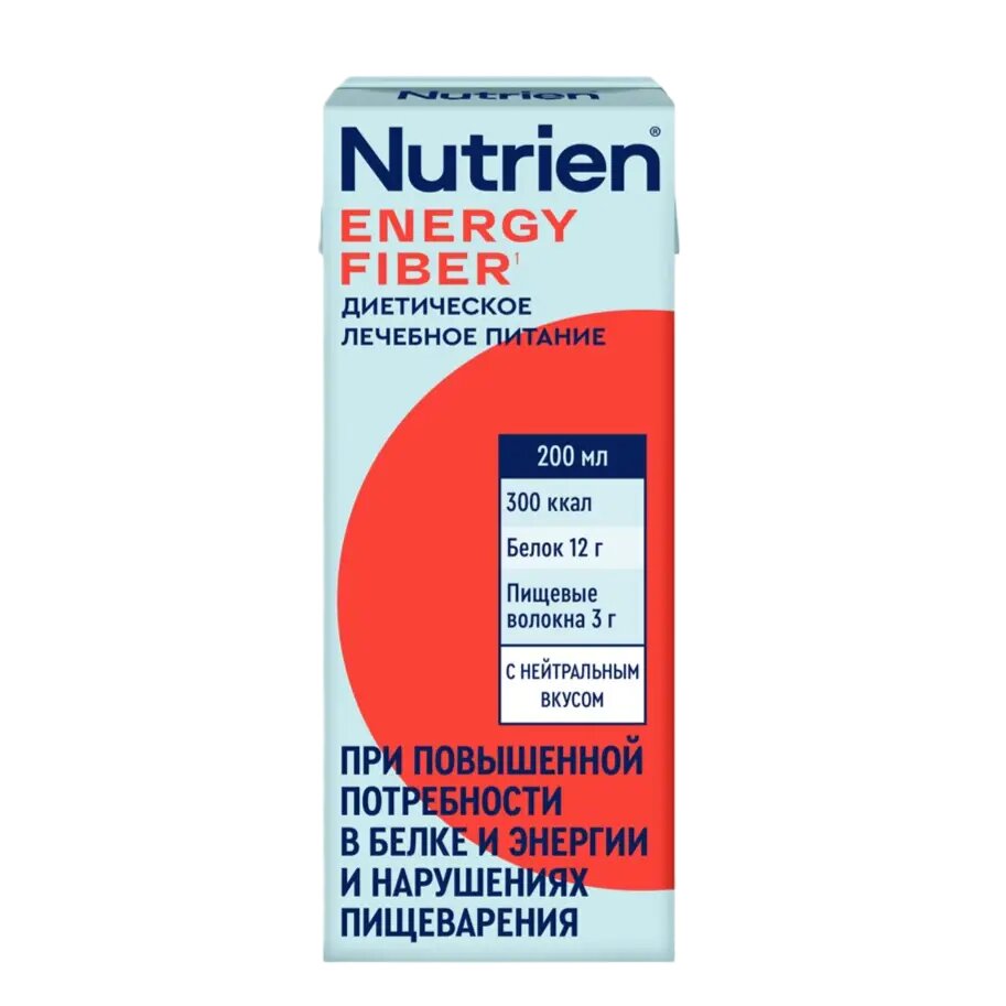 Нутриэн Энергия с пищевыми волокнами (Nutrien Energy Fiber) лечебное питание 200 мл 1 шт