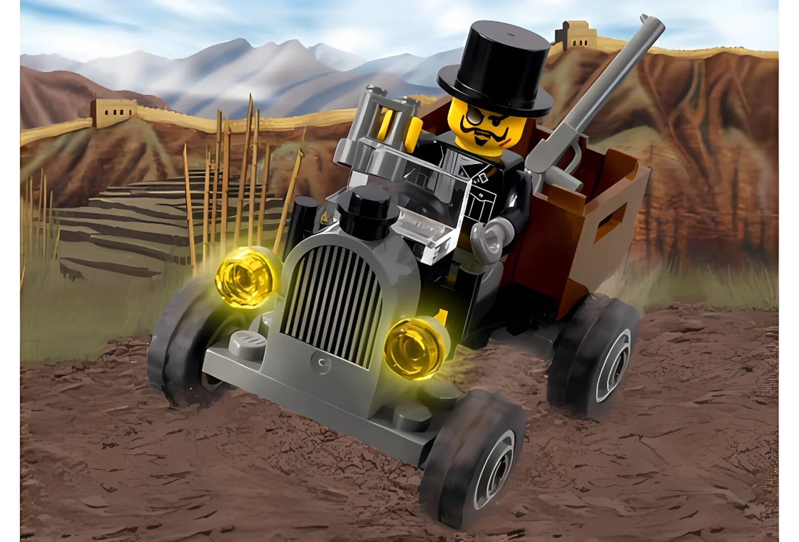 Конструктор Lego Adventurers 7424 Машина Лорда Санистера