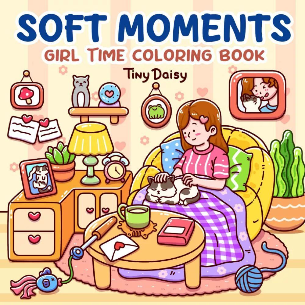 Раскраска антистресс для взрослых и подростков Coco Wyo -Soft Moments 160