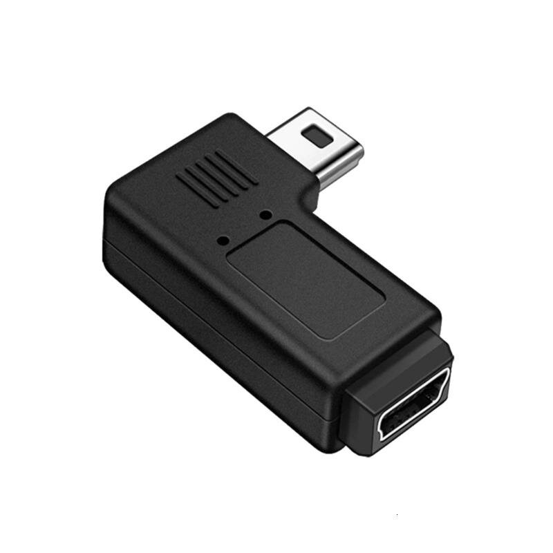 Разъём Mini USB 90° переходник, Согните вправо