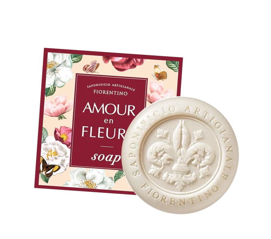 Amour En Fleurs женское туалетное мыло 100 гр - Новая Заря Амор Ин Флерс