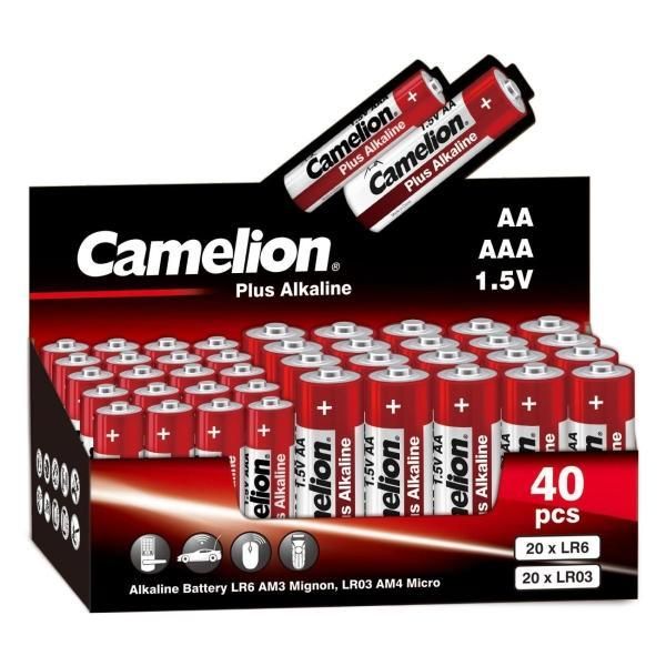 Camelion Plus Alkaline COMBO40 (20LR6 + 20LR03-CB, батарейка,1.5В)