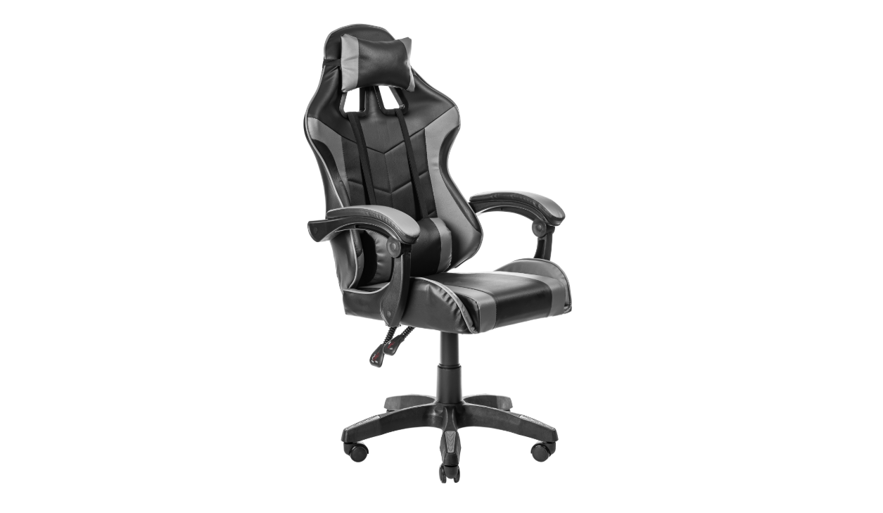 Кресло Mio Tesoro Викинг AF-C5208 (черный/серый)