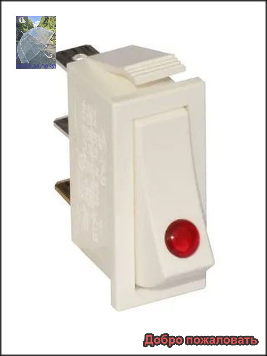 Выключатель 1-клавишный для котла к ЭВПМ SR-32N 16А/250V