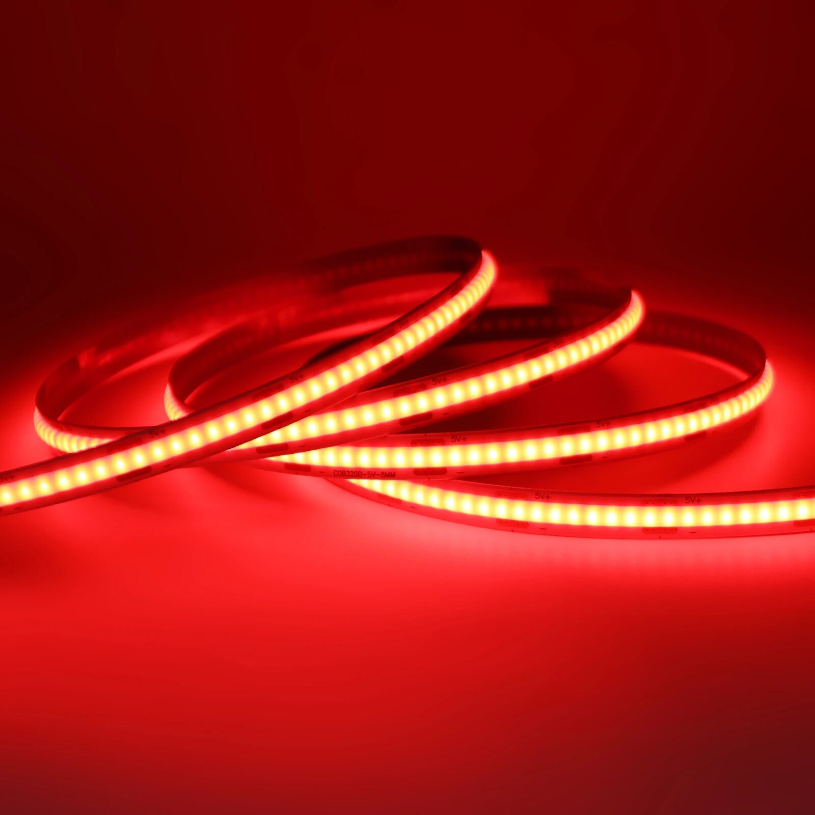 GAHADA Светодиодная лента COB 5В RGB+WW 320LEDs/m Красный, Red, 3 м