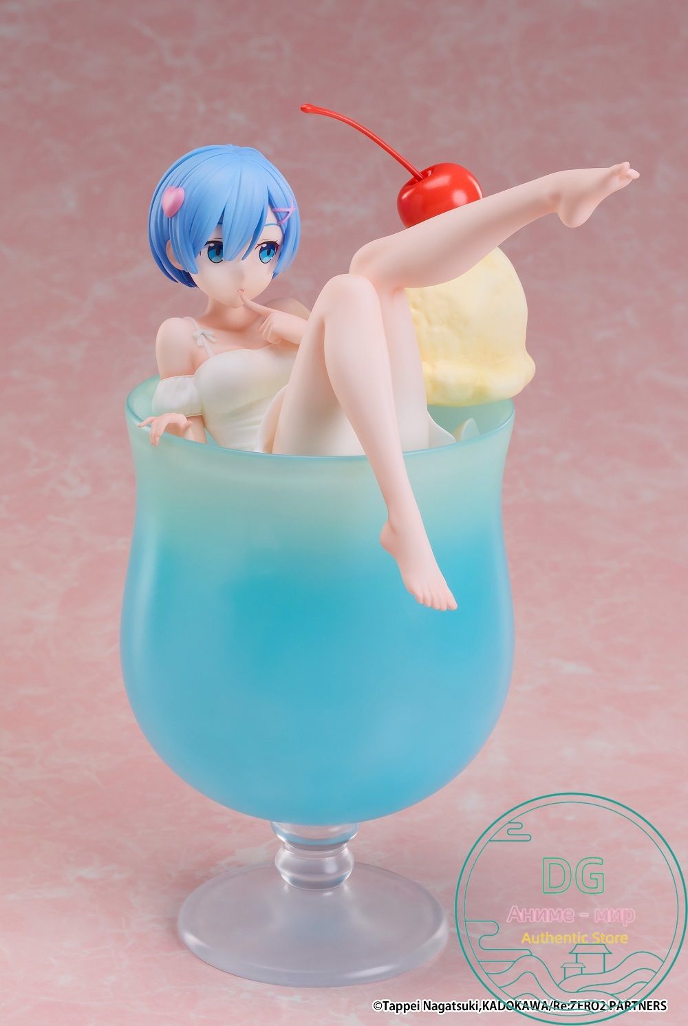 Аниме Фигурка elCOCO /Re0 Rem cream soda/DG