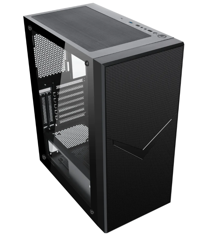 Корпус Accord 3501 черный без БП ATX 8x120mm 5x140mm 2x200mm 2xUSB2.0 1xUSB3.0 audio