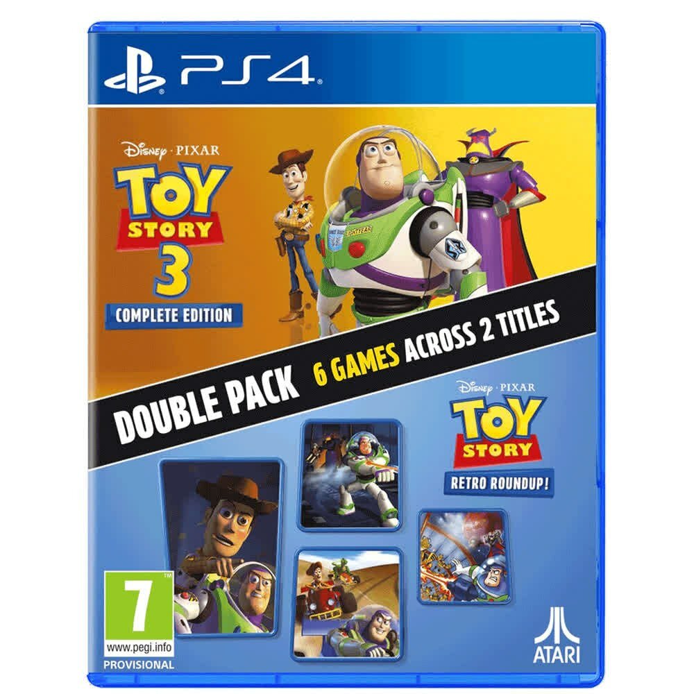 Игра История игрушек (Toy Story) Ретро Раундап! + 3 Complete Edition (Retro Roundup! + 3 Complete Edition) Double Pack, PS4 Русская Версия Диск на PS 4